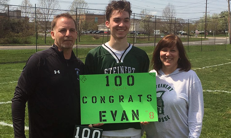 Steinert senior Evan McGovern scores 100th goal - Hamilton Pulse